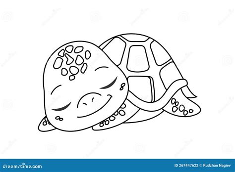 Turtle Line Art Vector Sea Turtle Continuous Line Drawing Vector