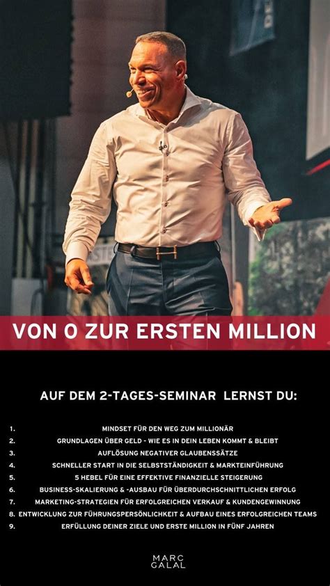 Von Zur Ersten Million Rabatt Premium Tages Seminar In