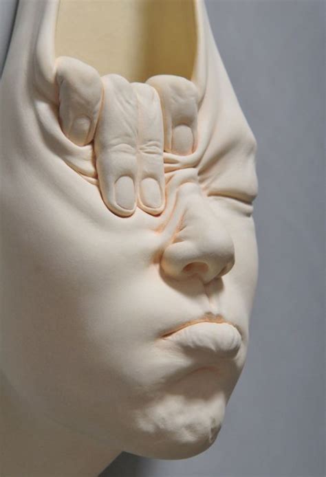 Warped Face Sculptures By Johnson Tsang Ashley Ann