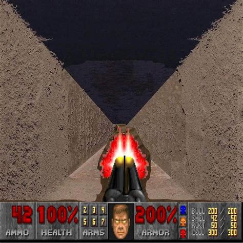 Pyramid Viewed From Above With Doom Hud Added Rindiangaming