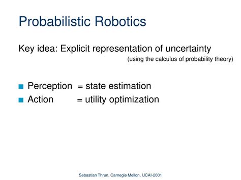 PPT Probabilistic Algorithms For Mobile Robot Mapping PowerPoint Presentation ID