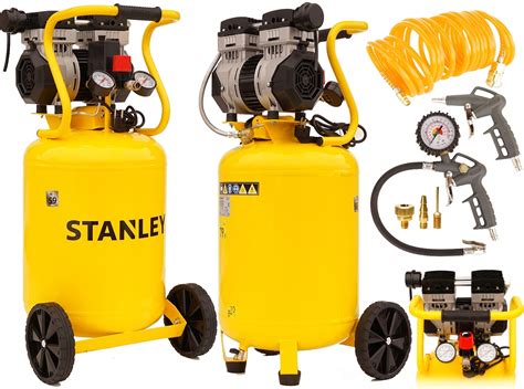 Stanley Kompresor Bezolejowy 50l 59db Cichy Zestaw 8016738771503 Za 860