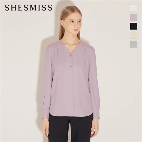 브이넥 셔링 블라우스 Swwstm11080 신세계적 쇼핑포털 Ssg Com