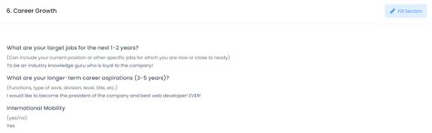 Fill In Performance Review Form