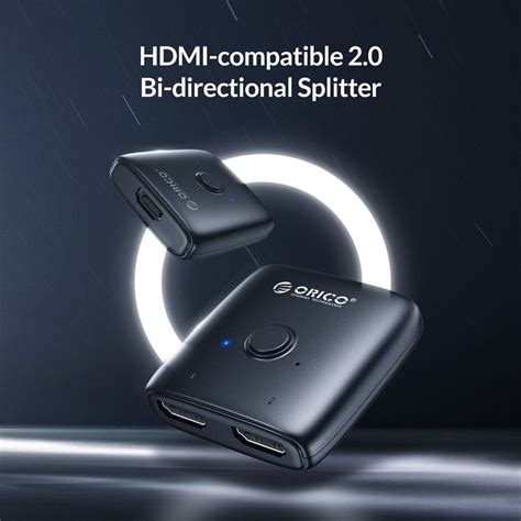 Orico HDMI Bi Directional Splitter HS2 A1 BK EP Atozstore Pk