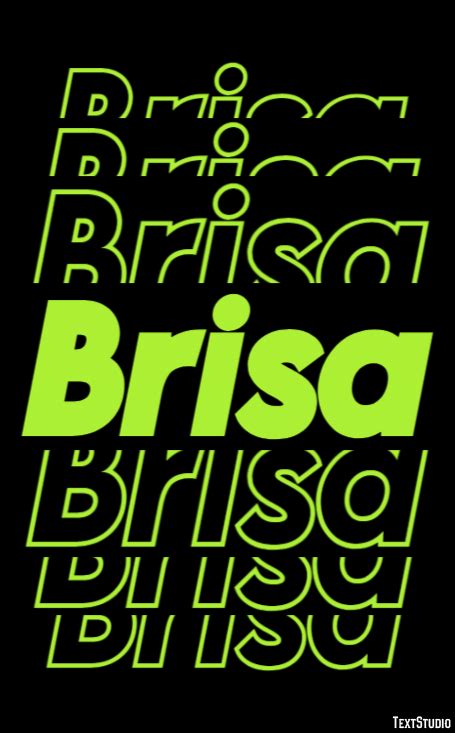 Brisa Text Effect And Logo Design Name