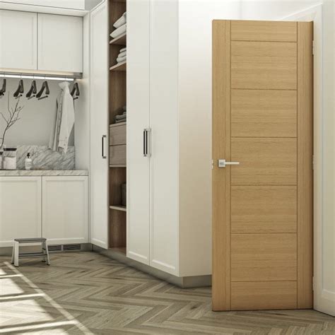 Deanta Seville Pre Finished Internal Oak Door Doors From GW Leader UK