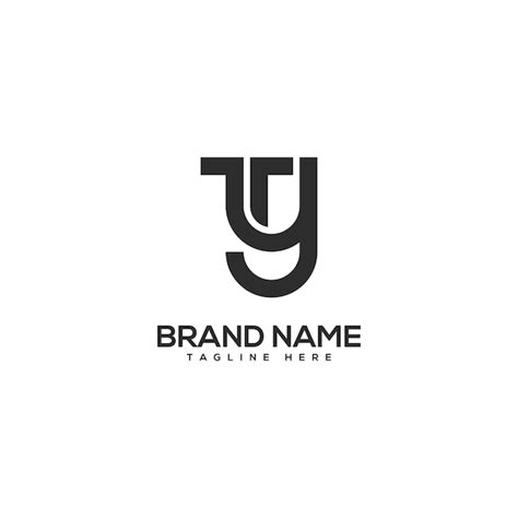 Premium Vector Modern Letter Ty Yt Logo Design Vector Template