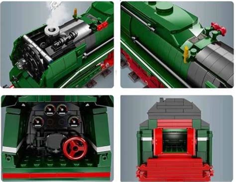 Mould King 12007 German Br18 201 Express Train Locomotive Technic With Rc 2348pcs Building