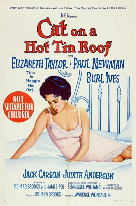 Cat On A Hot Tin Roof 1958 Filmposters