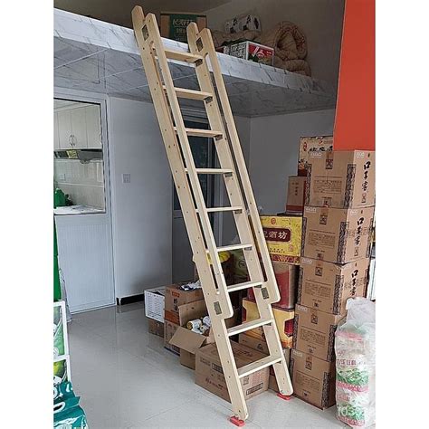 免運可開發票【雲居良品⛅】傢用室內閣樓樓梯扶梯簡易實木爬梯踏步梯登高直梯上下鋪木梯子 6crb 蝦皮購物