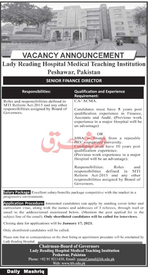 Ismail Shah On Linkedin Jobs At Lrh Mti Peshawar 2023 Latest Jobs In