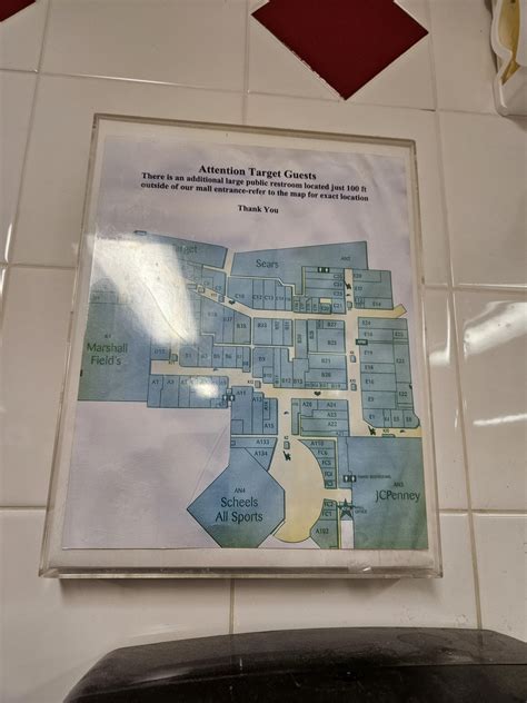 This Targets Map Of The Mall Still Shows Sears And Marshall Fields