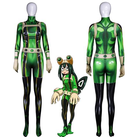 Anime My Hero Academia Boku No Hero Academia Asui Tsuyu Women Cosplay