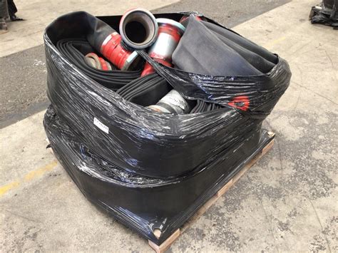 8 X Lengths 150 Mm Layflat Hose Auction 0032 7048411 Grays Australia