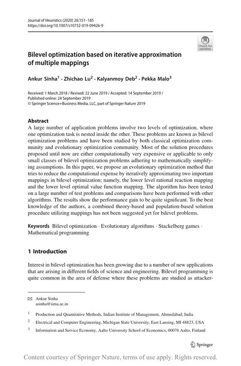 Bilevel Optimization Based On Iterative Approximation Of Mappings