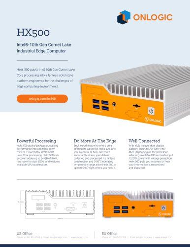 Helix 401 Onlogic Pdf Catalogs Technical Documentation Brochure