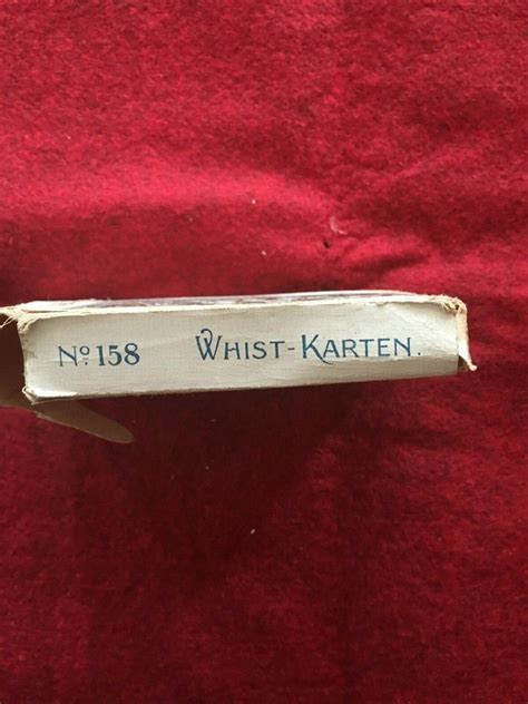 B Dondorf Playing Cards No 158 Whist Complete W Box Joker Ebay