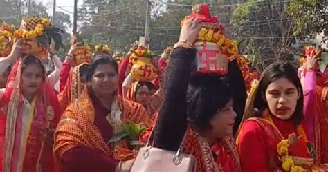 9 दिवसीय श्रीमद्‌देवी भागवत कथा ज्ञान यज्ञ का आयोजन पर्वत प्रेरणा