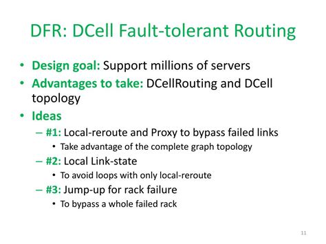 Ppt Dcell A Scalable And Fault Tolerant Network Structure For Data