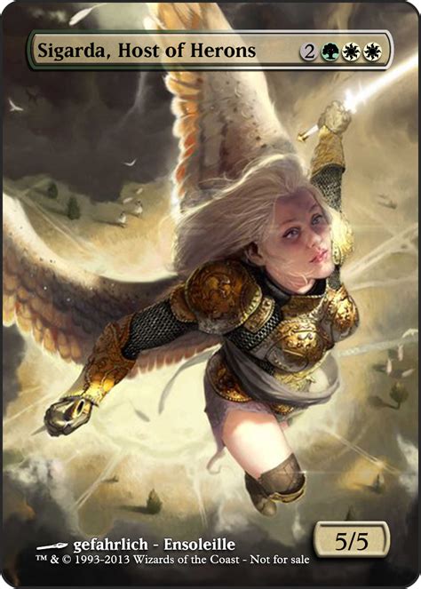 Magic The Gathering Sigarda Host Of Herons By Asliceofunagi On