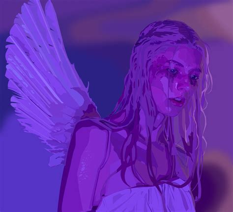 Pink Hunter Schafer Fan Art Artstation Wings Art Fume Jules