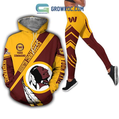 Washington Commanders Take Command Hoodie Leggings Set Hearthtops Store
