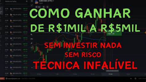 OpÇÕes BinÁrias Como Ganhar Dinheiro E Conhecimento Sem Investir Nada