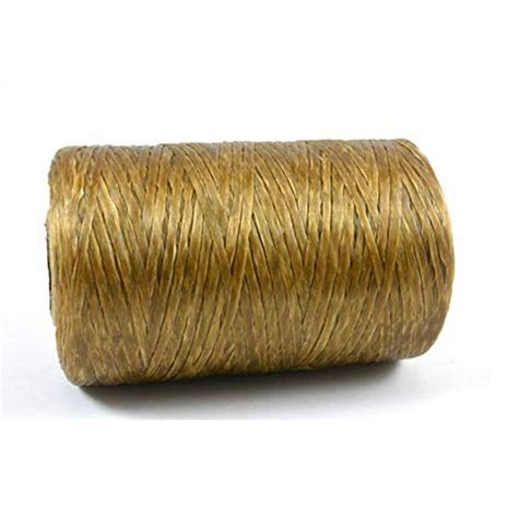 Kulay Artificial Deer Sinew Natural Waxed Flat Poly Thread For Beading Craft And Sewing 9