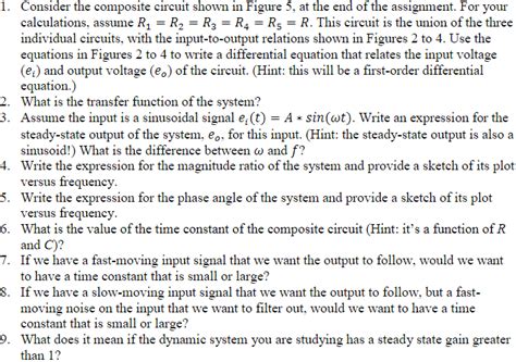 Solved 1 Consider The Composite Circuit Shown In Figure 5 Chegg