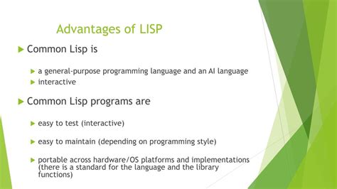 PPT Presentation Topic LISP PowerPoint Presentation Free Download ID 2707139