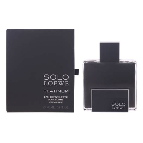 Loewe Solo Loewe Platinum Eau de Toilette Vaporizador 100 ml : Amazon ...