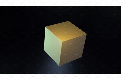abstract 3d cube rotating and background graphics ~ creative market