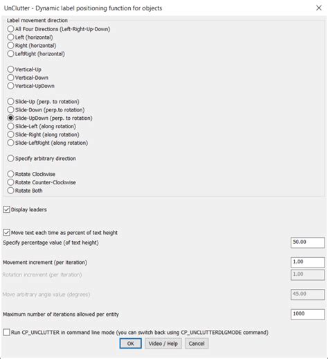 Unclutter Text Objects Cpunclutter Cadpower Command Cadpower