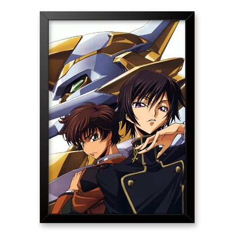 Quadro E Poster Suzaku E Lelouch Code Geass Quadrorama