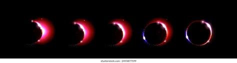 Solar Moon Eclipse Sprite Sheet Vector Stock Vector Royalty Free 2455877599 Shutterstock