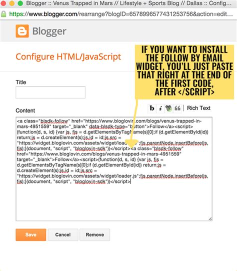 New Bloglovin Widgets New Blogger Layout How To Center Every