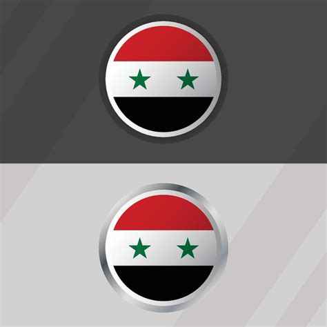 Syria Round Flag Template 45999924 Vector Art At Vecteezy