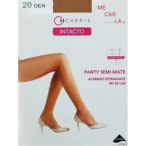 Panty Semimate Supertalla Con Pieza 20 Den Cherie 5731 Marie Clai