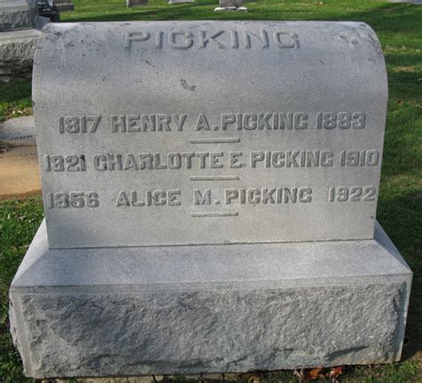 Henry A Picking 1817 1883 Find A Grave Memorial