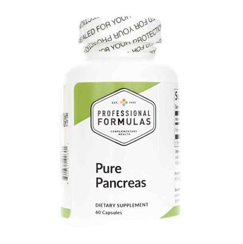 Pure Pancreas Glandular Capsules Professional Complementary Health