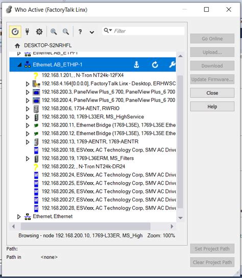 Plc Cant Go Online In Studio5000 Stack Overflow