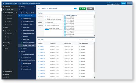 Interface Overview Macrium Site Manager Macrium Reflect Knowledgebase
