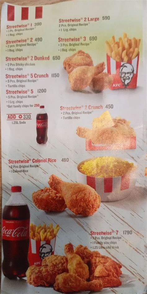 2025 Kfc Kenya Menu Items And Prices Toasterding