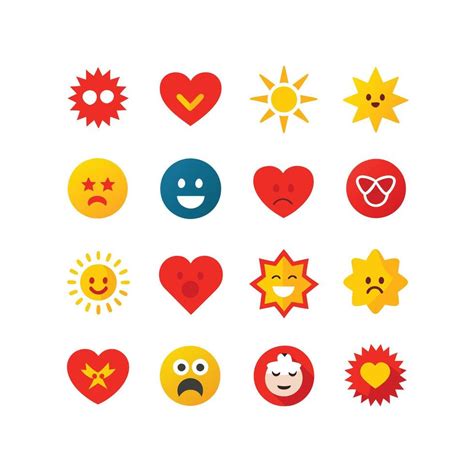 Reaction Icon Set Collection Illustration 47566419 Vector Art At Vecteezy
