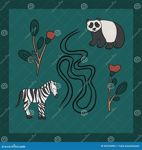 Vector Isolated Illustration Of A Task For The Development Of Motor