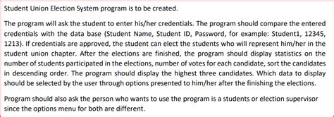 Solved Write A C Program Use Cout Student