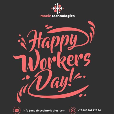 Maziv Technologies Limited On Linkedin Workersday Happynewmonth Productivity Success Newgoals
