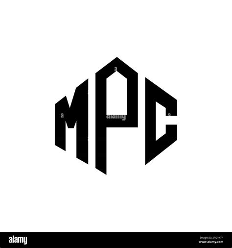Mpc Letter Logo Design With Polygon Shape Mpc Polygon And Cube Shape