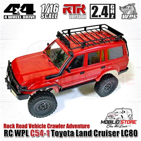 Jual Murah Rc Wpl C54 1 Toyota Land Cruiser Lc80 Rtr 1 16 Scale 4wd